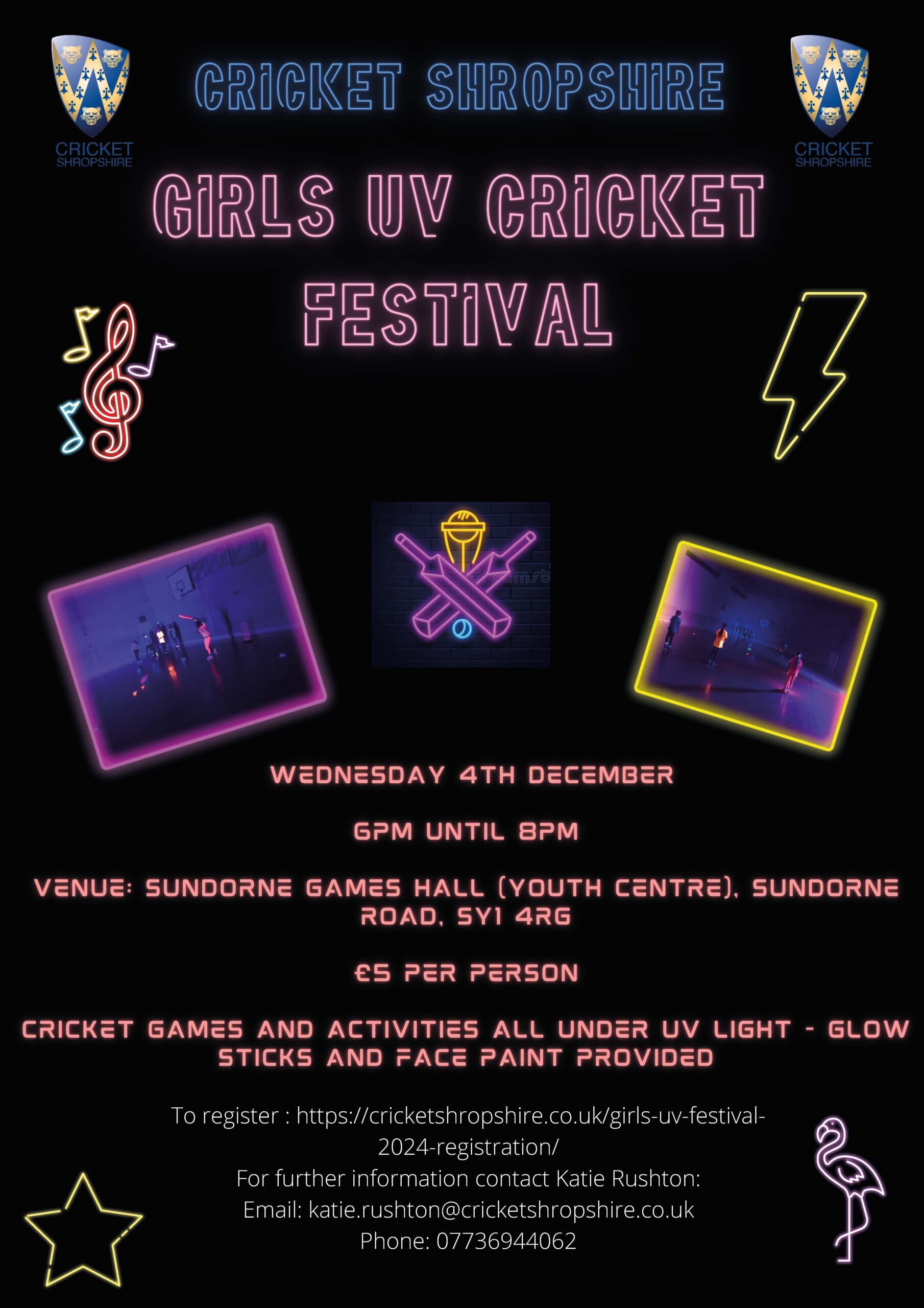 Girls UV Festival in spotlight – Cricket Shropshire