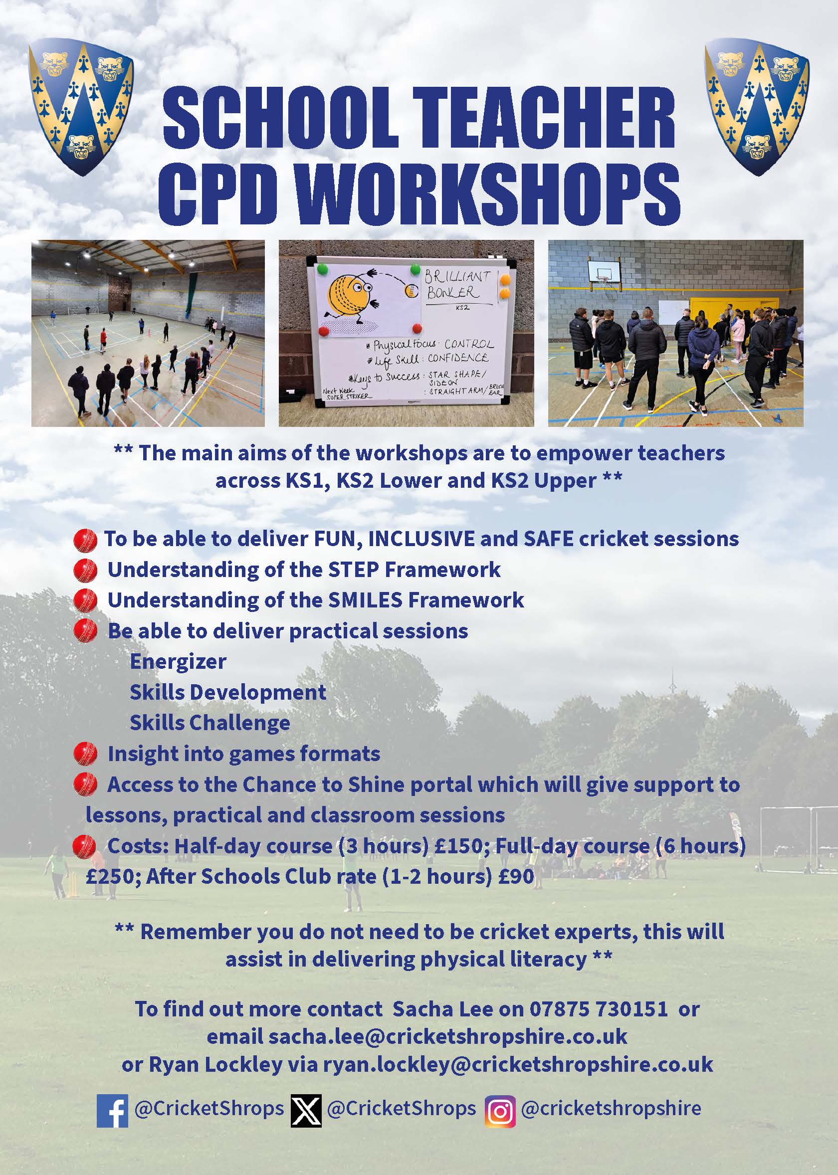 Teacher CPD – Cricket Shropshire